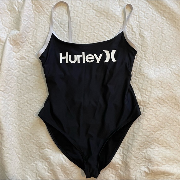 Hurley | Swim | Hurley 3x Black One Piece Womens Swimsuit In Black W ...